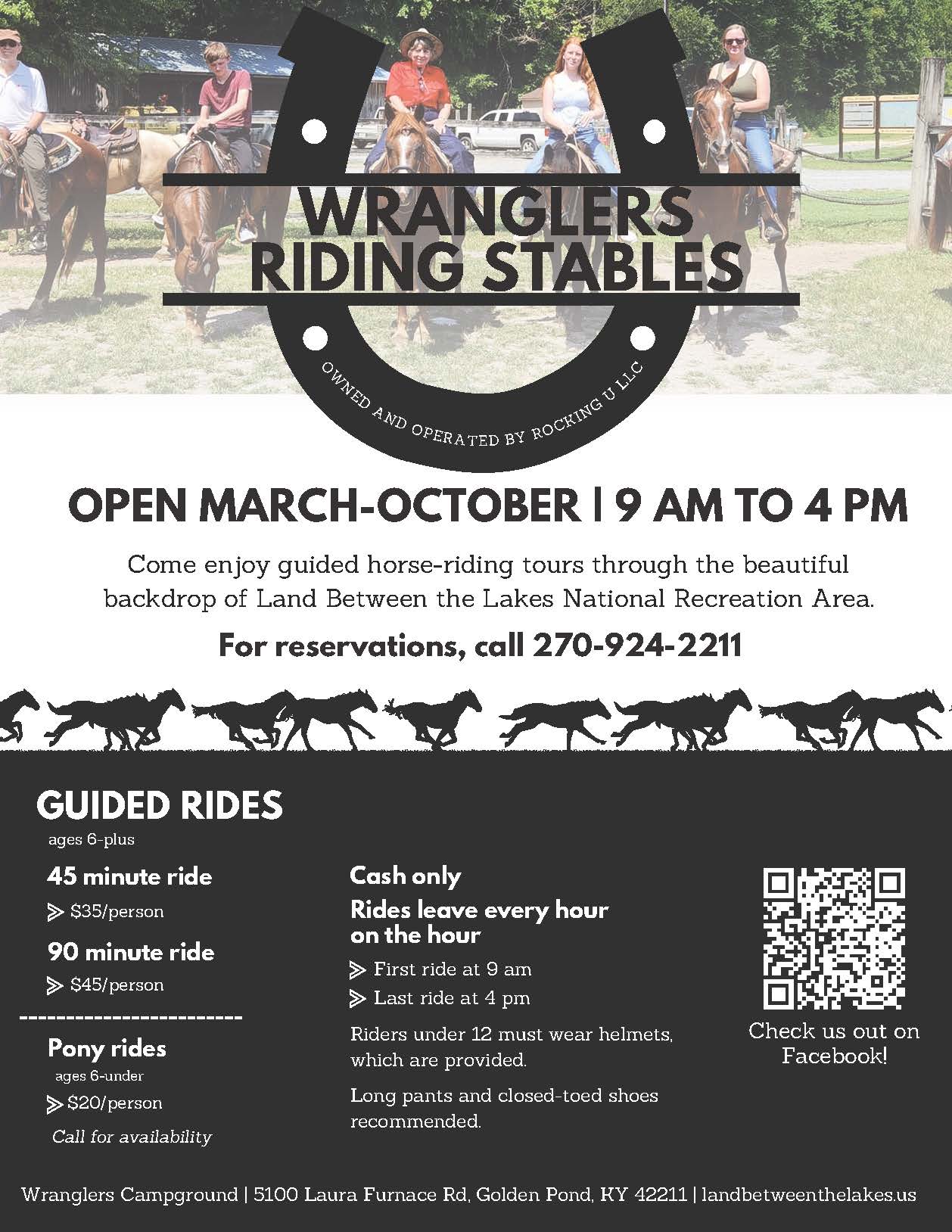 Guided Horse Rides - Land Between the Lakes National Recreation Area